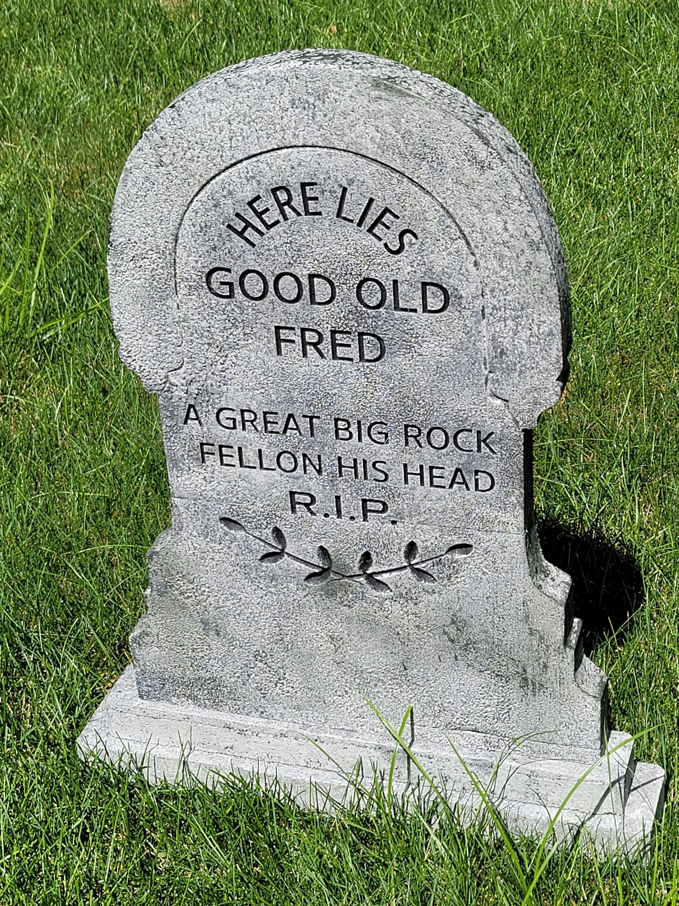 Disney Haunted Mansion Good Old Fred Carved Tombstone | Etsy