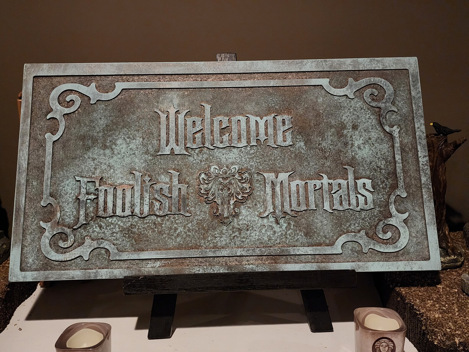 Disney the Haunted Mansion 'welcome Foolish Mortals' - Etsy