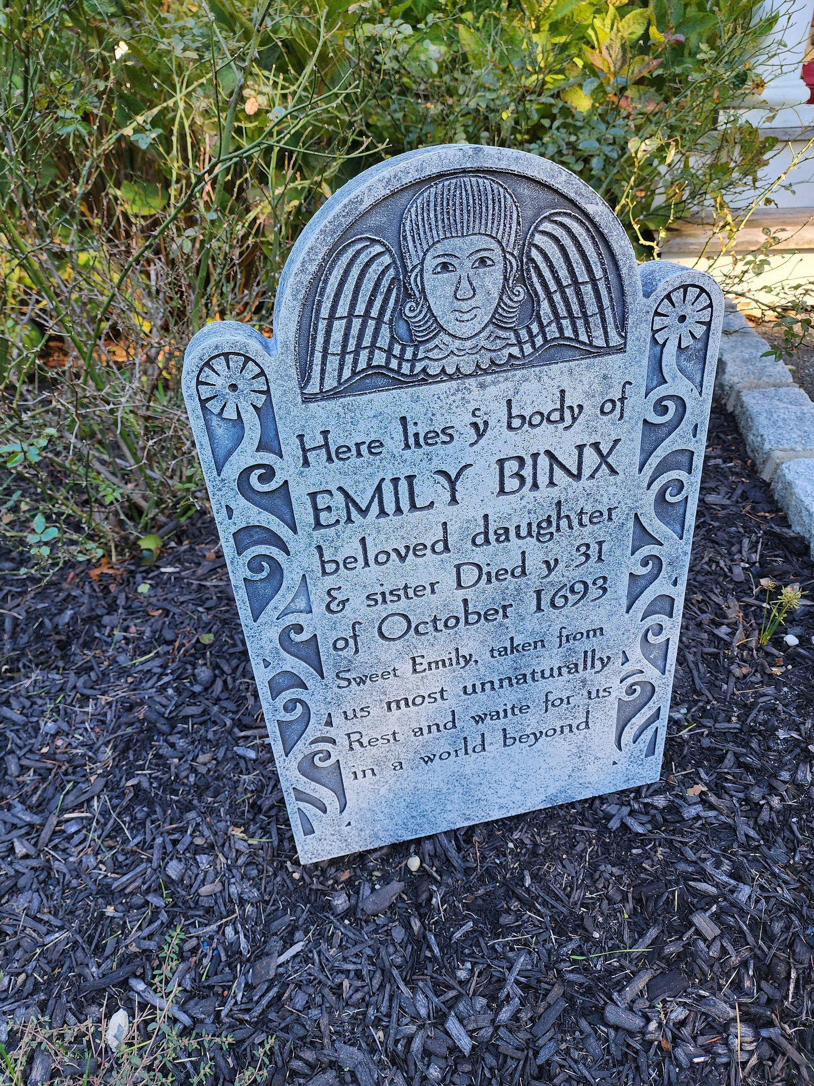 Hocus Pocus Emily Binx Custom Carved Tombstone Aged Sealed - Etsy