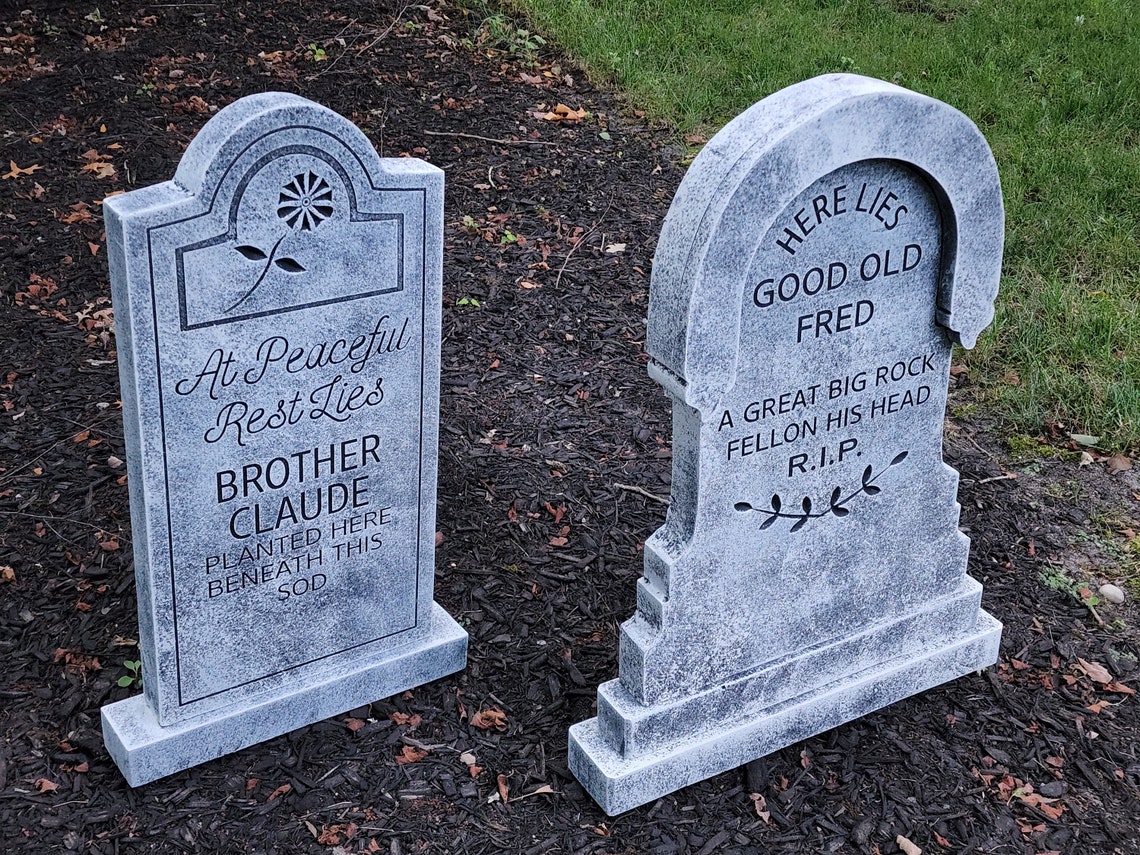 Disney Haunted Mansion Good Old Fred Carved Tombstone UPDATED - Etsy