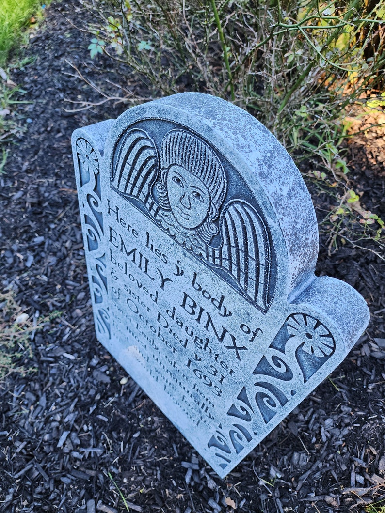 Hocus Pocus Emily Binx Custom Carved Tombstone Aged Sealed - Etsy