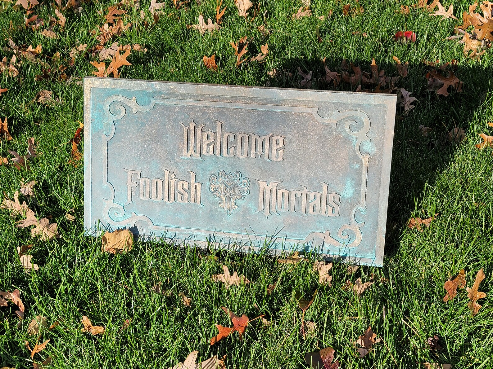 Disney the Haunted Mansion 'welcome Foolish Mortals' - Etsy