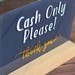 Custom Cash Only Bar Sign | Acrylic | Wedding | Event - Etsy