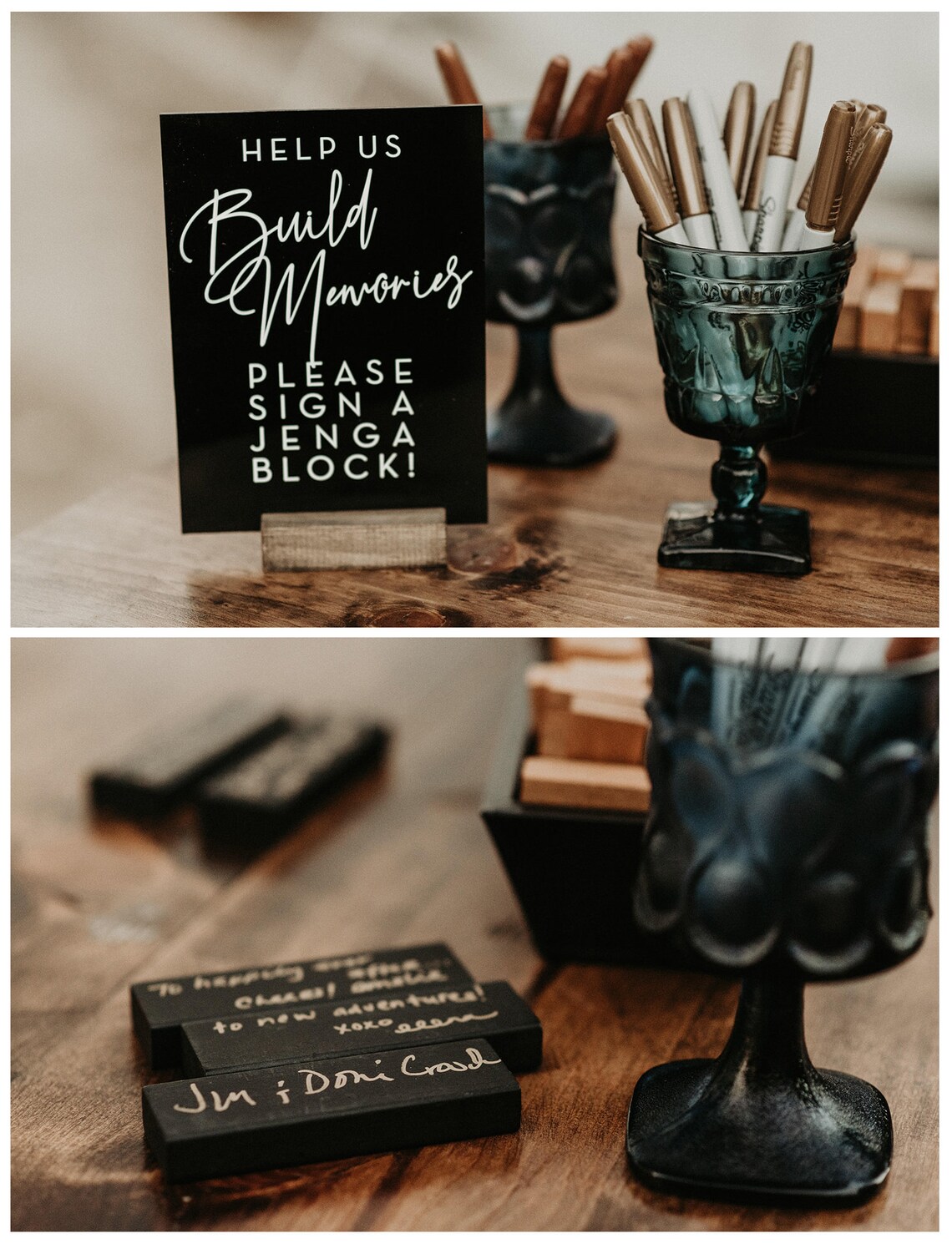 Custom Jenga Guestbook Sign / Wedding / Event / Sign a Jenga - Etsy