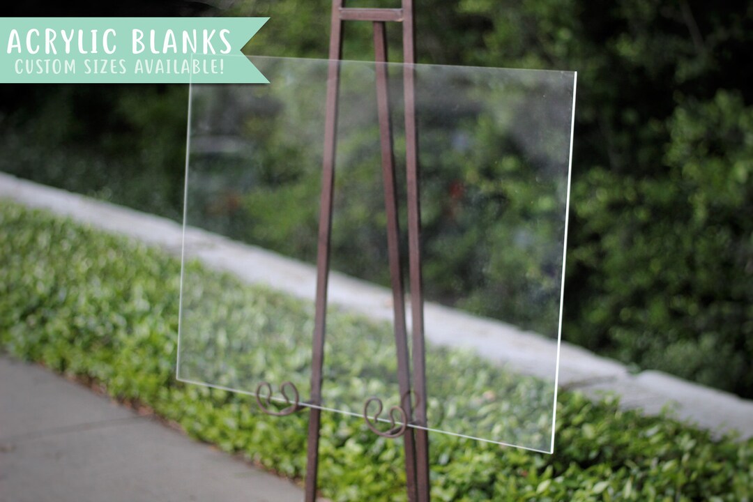 Custom Size Large Acrylic Piece / Sheet / Plexiglass / Wedding / Event ...