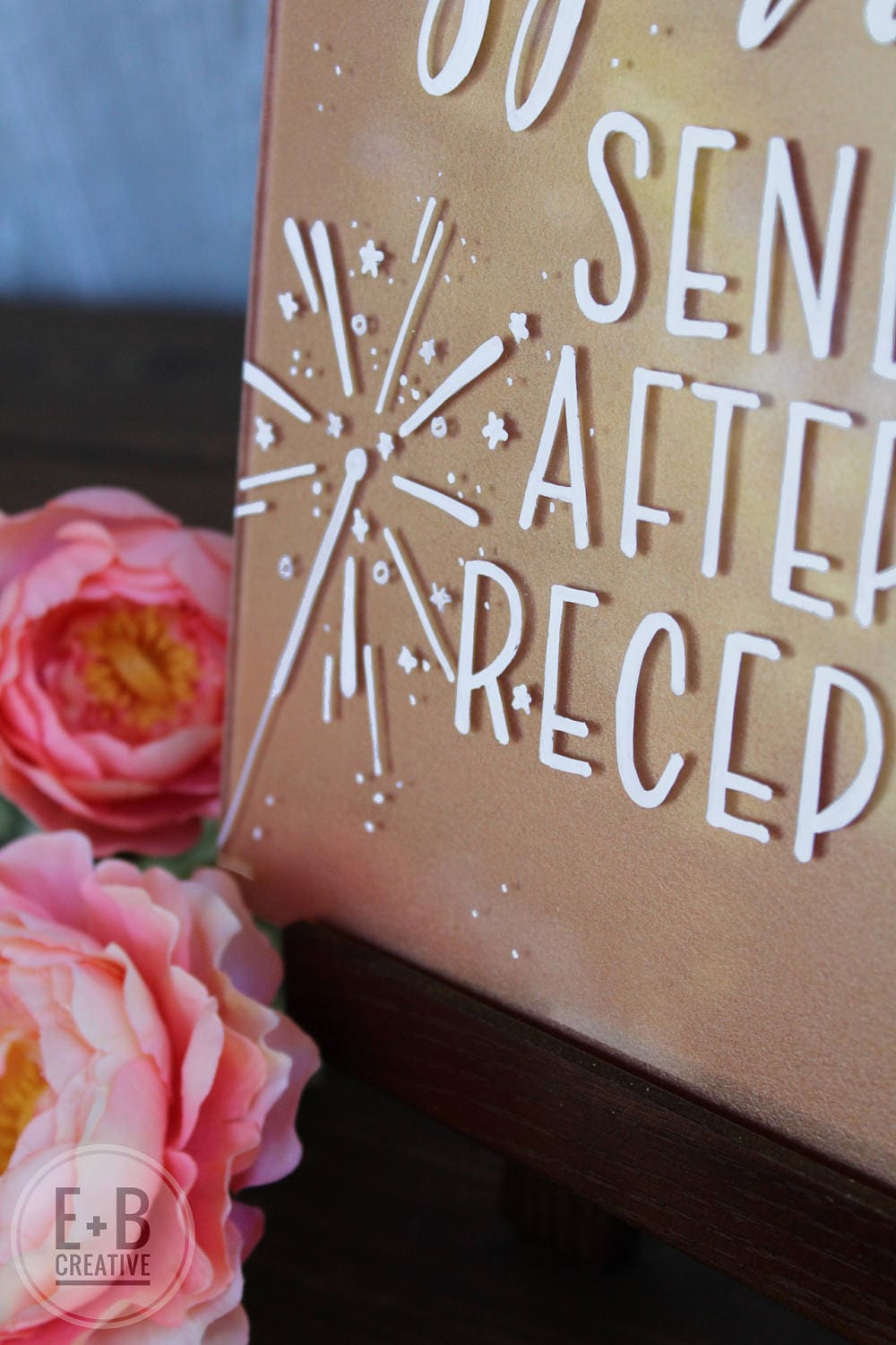 Sparkler Send off Sign, Rose Goldacrylic/plexiglass - Etsy
