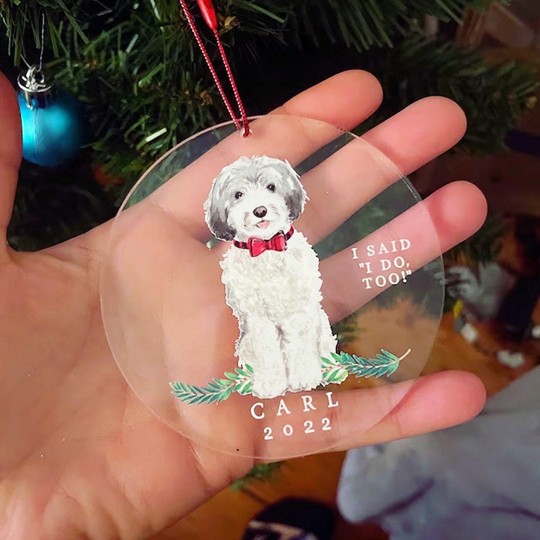 Custom Doodle Ornament – Bernedoodle, Sheepadoodle, Goldendoodle ...
