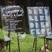 Custom Acrylic Wedding Timeline Sign / handlettered