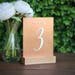 Custom Acrylic Table Numbers / Rose Gold / Gold / Centerpiece - Etsy
