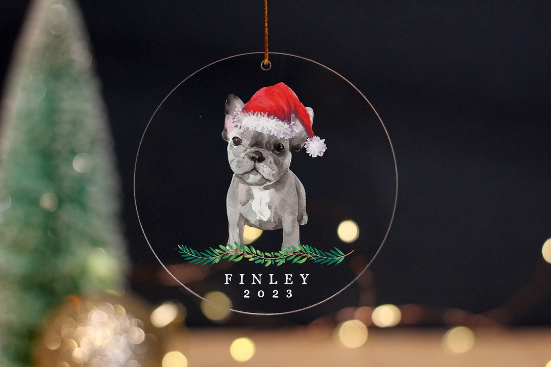 Custom Frenchie Ornament | Acrylic | Dog | French Bulldog | Xmas ...