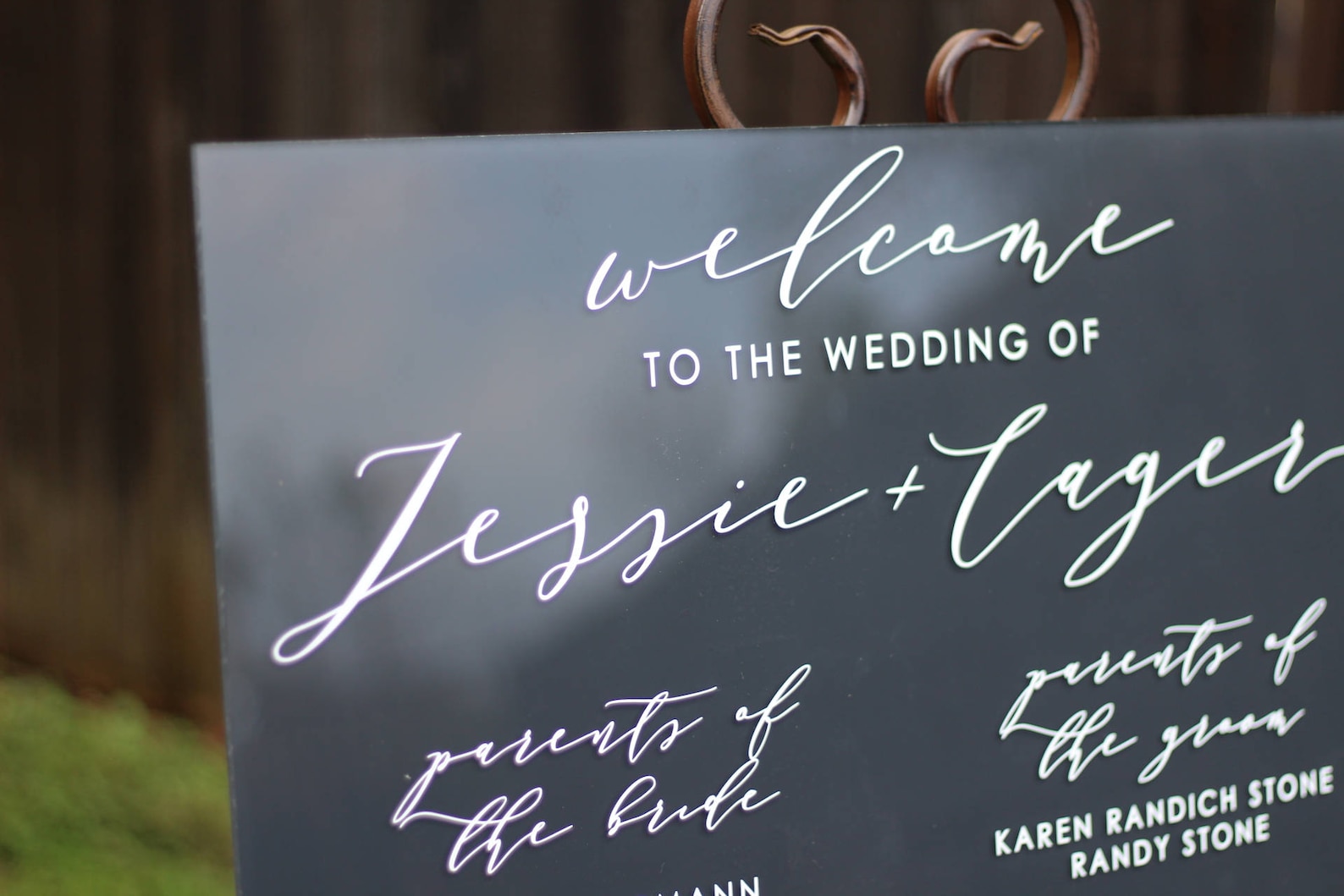 Custom Acrylic Wedding Party Sign Wedding Sign Bridesmaids | Etsy