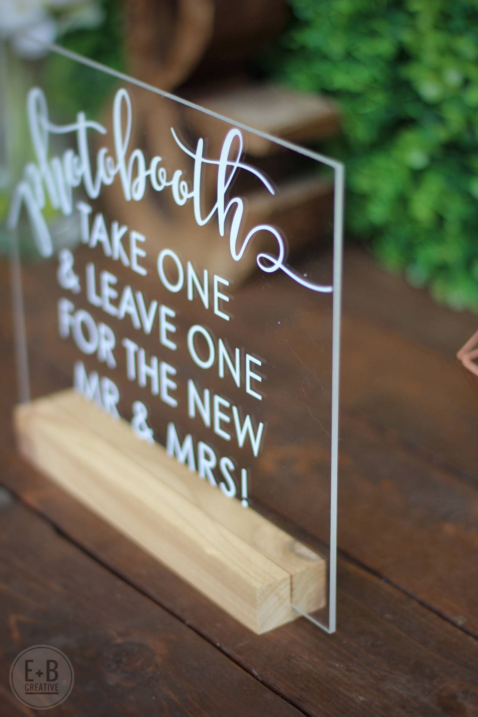 Custom Photobooth Sign / Wedding / Event / Photo Booth / Acrylic ...