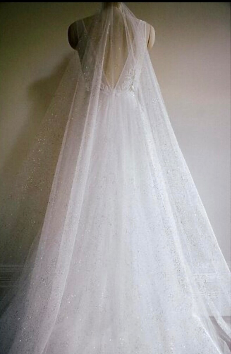 Glitter Veil, Glitter Wedding Veil, Sparkle Wedding Veil, Bling Veil ...