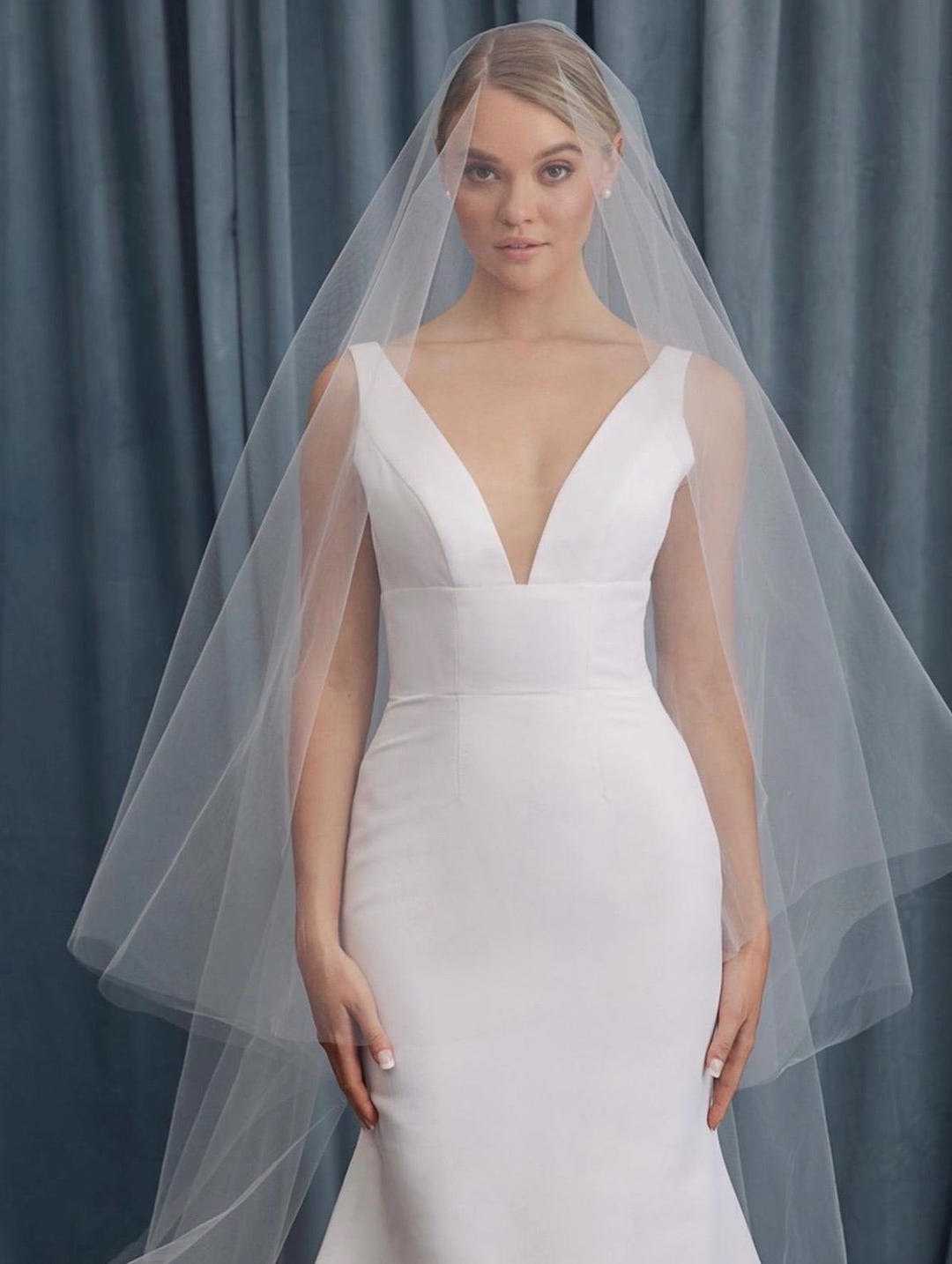 English Tulle Bridal Veil, Softtulle Veil, Classic Veil, Luxe Tulle ...