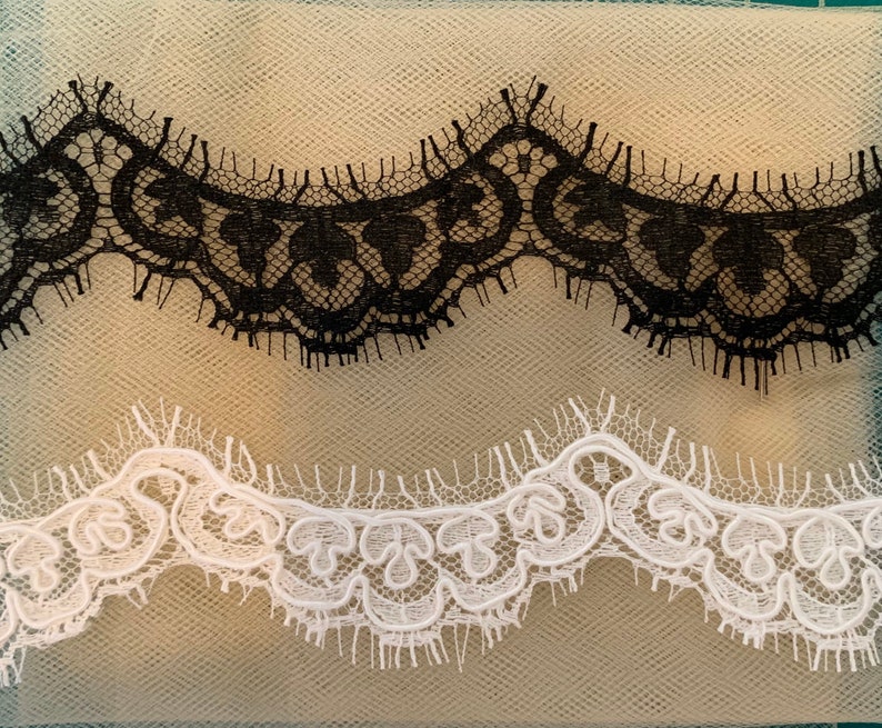 Chantilly Lace Swatch French Chantilly Lace Soft Lace | Etsy