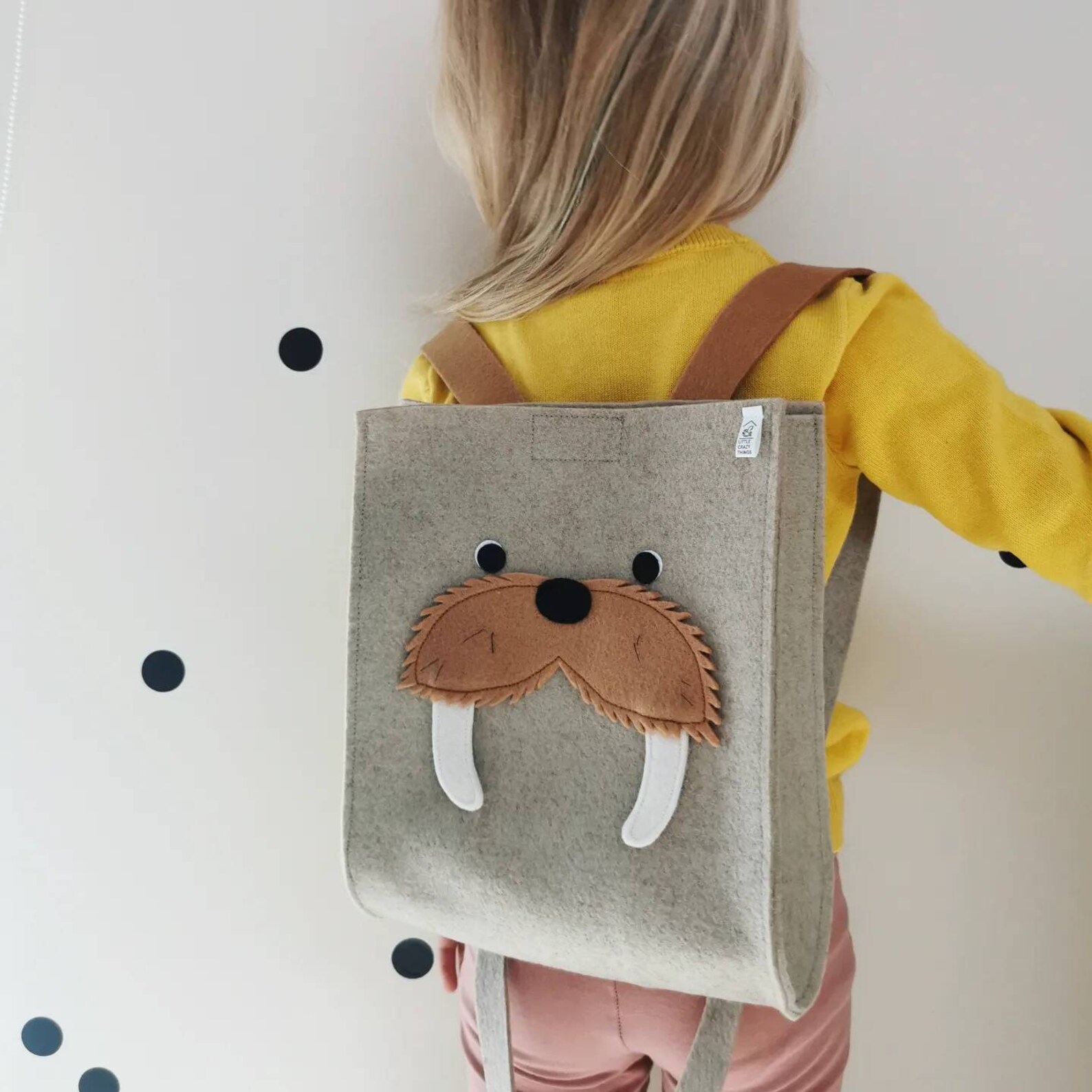 Unisex Felt Backpack for Kids Woodland Design Rucksack Ocean | Etsy