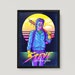 Steve A3 A4 Poster Print Retro 80s Wall Print Fan Made Digital - Etsy