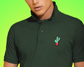 Cactus Polo Shirt | Etsy