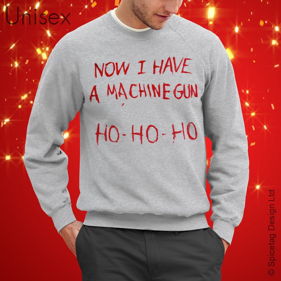 Now I Have A Machine Gun Sweater Movie Jumper Film Sweatshirt Fancy ...