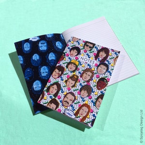 STRANGE Retro 80's Notebook Fan Art Lined Traveler's Dustin Max Hopper ...