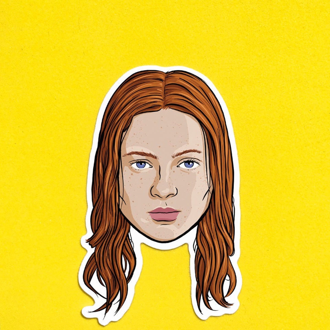 Max 3 Vinyl Sticker Hawkins Face Stickers Character Faces Decal TV Show ...