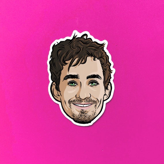 Klaus Vinyl Sticker Number Four Face Stickers Character No. 04 | Etsy