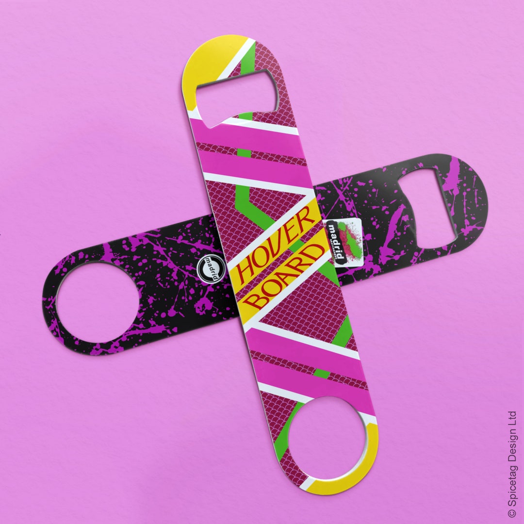 BTTF Skateboard & Hoverboard Bottle Opener Hover Board Bar Blade Beer ...