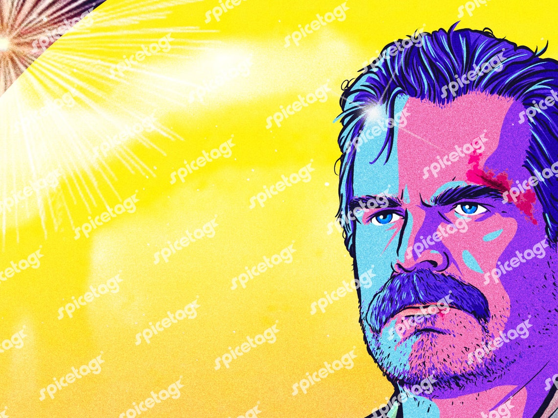 Hopper A3 A4 Poster Print Retro 80s Wall Print Fan Made | Etsy