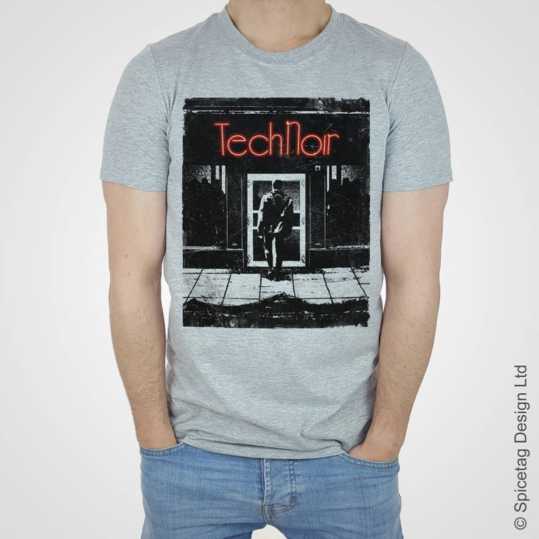 Tech Noir 80s Retro T-shirt Night Club Action Movie Film Robot Fashion ...