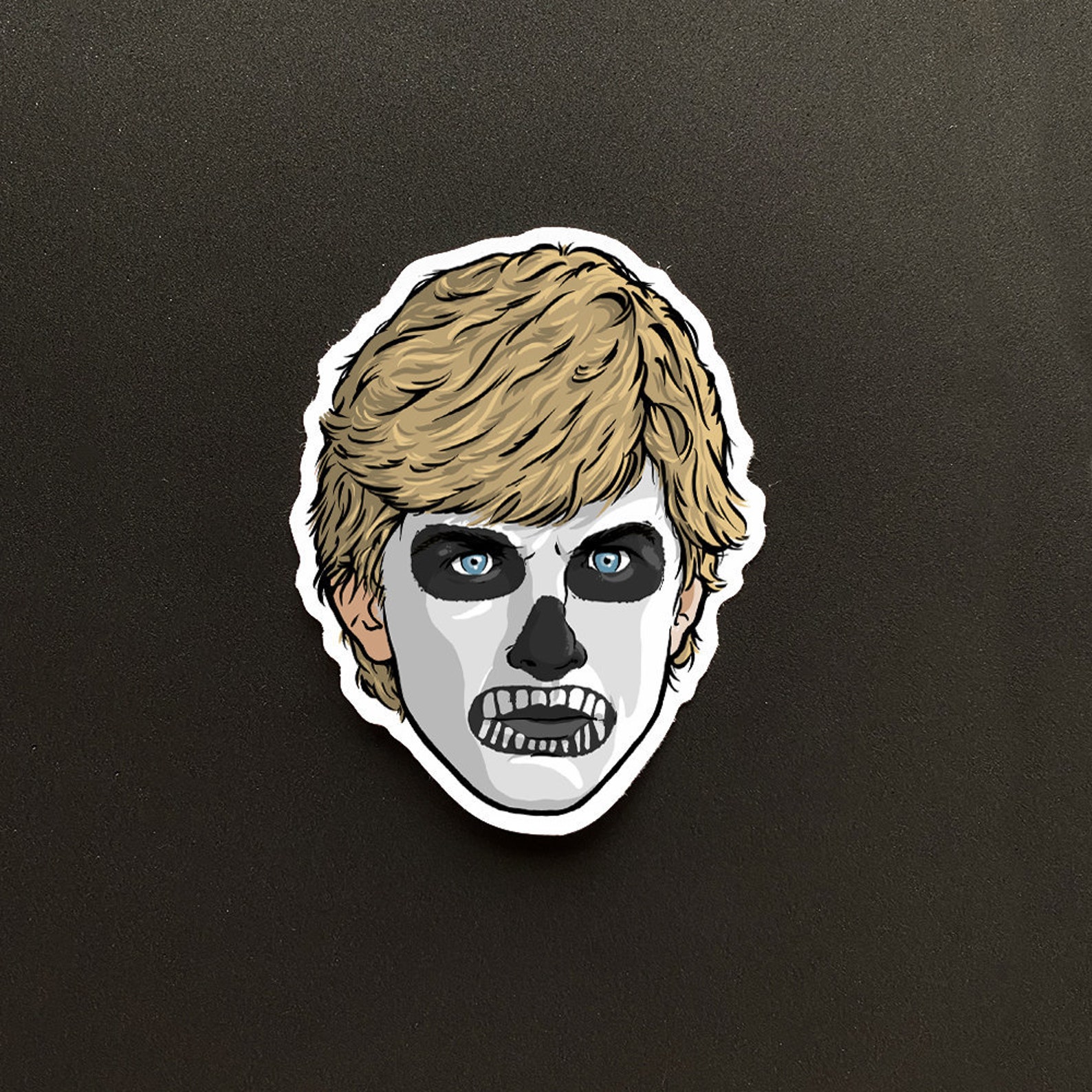 Johnny Vinyl Sticker Face Stickers Character Film Movie - Etsy