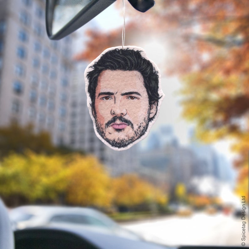 Pedro Pascal Car Air Freshener TLOU Cars Novelty Gift Present Ideo ...