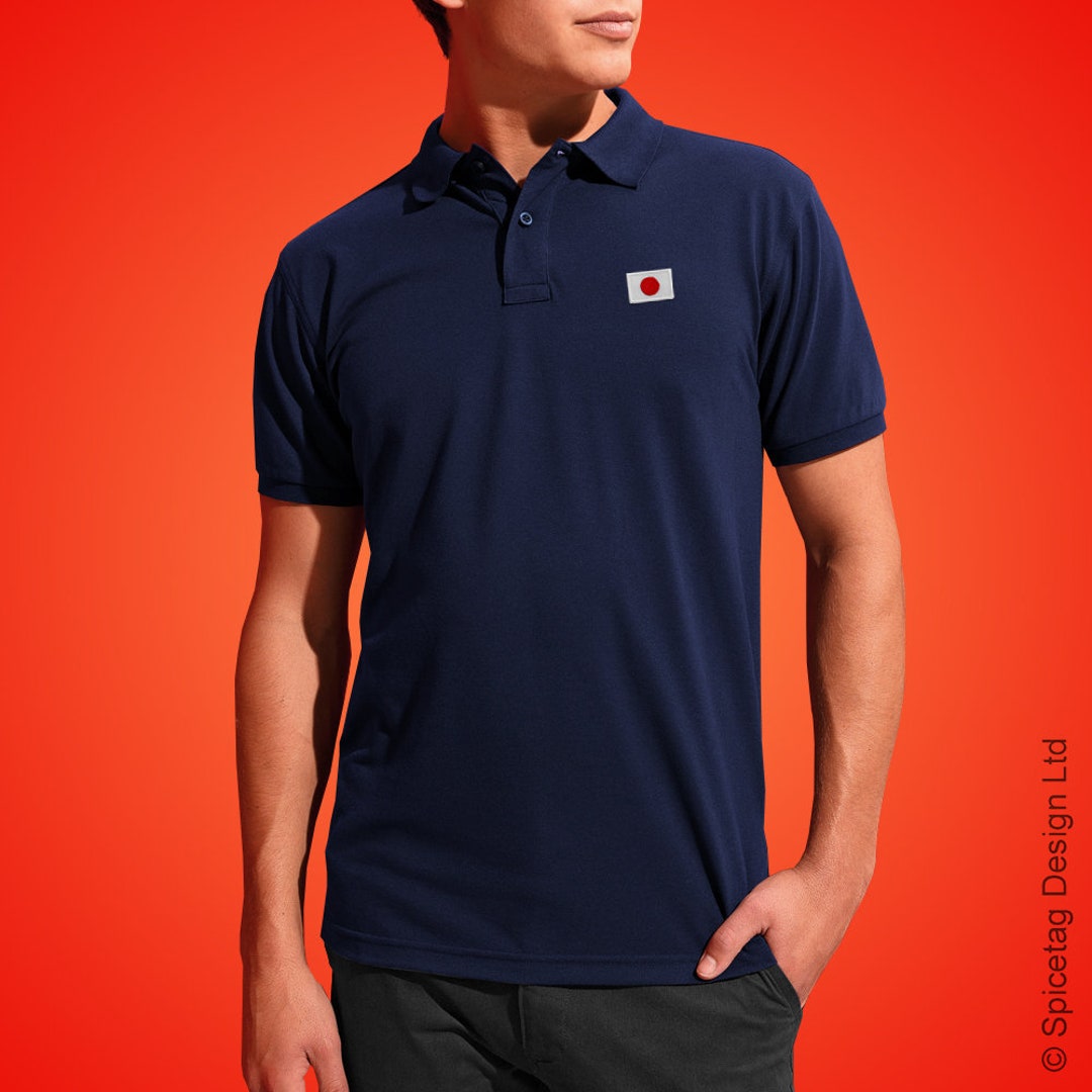 Japan Polo Shirt Japanese Poloshirt Football T-shirt 2018 World Cup ...