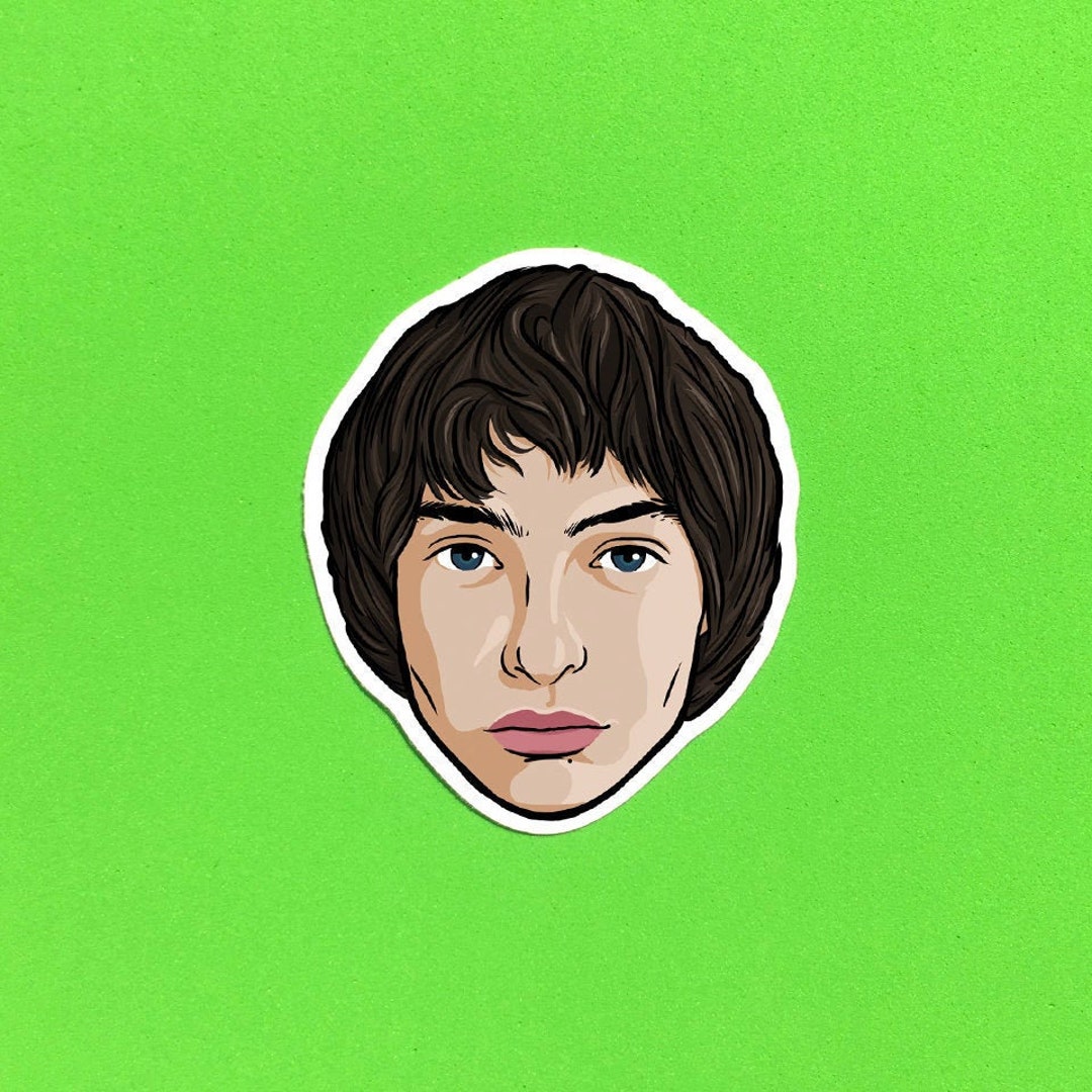 Mike 3 Vinyl Sticker Hawkins Face Stickers Character Faces Decal TV ...