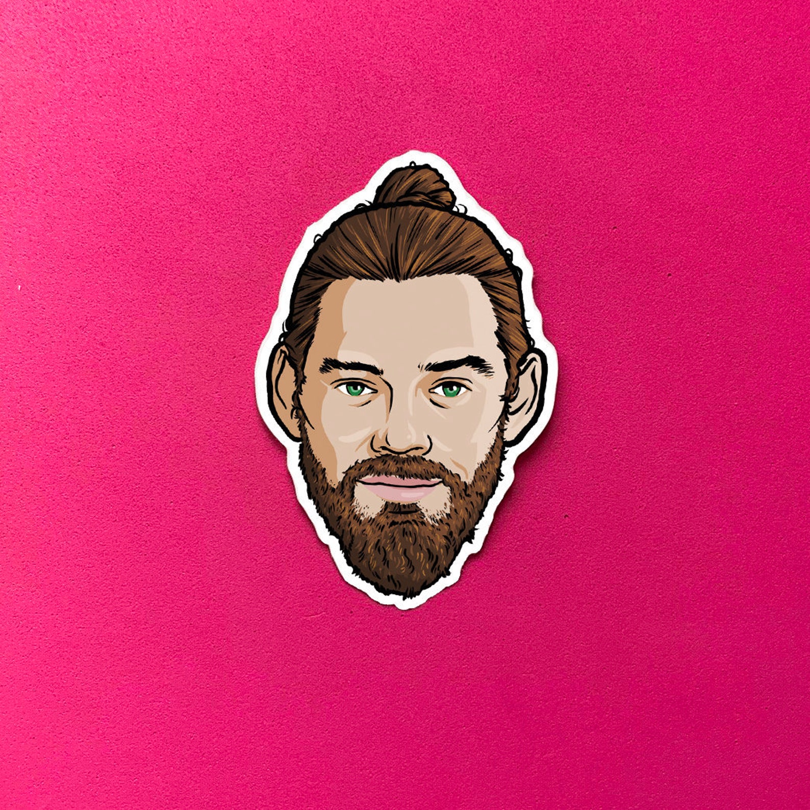 Jesus Vinyl Sticker TWD Face Stickers Character Faces Decal TV Show ...