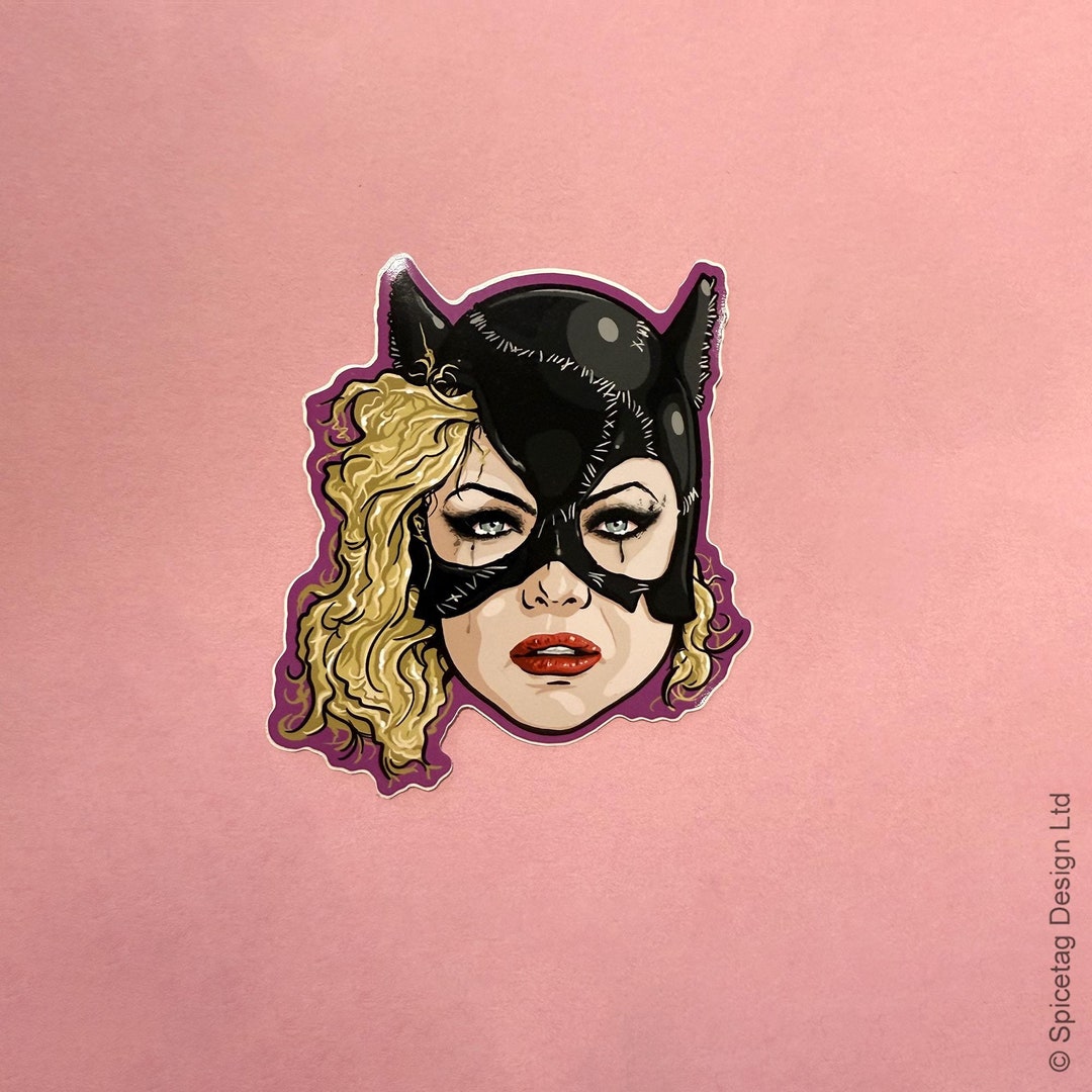 Large Selina Sticker Face Stickers Character Michelle Pfeiffer Film ...
