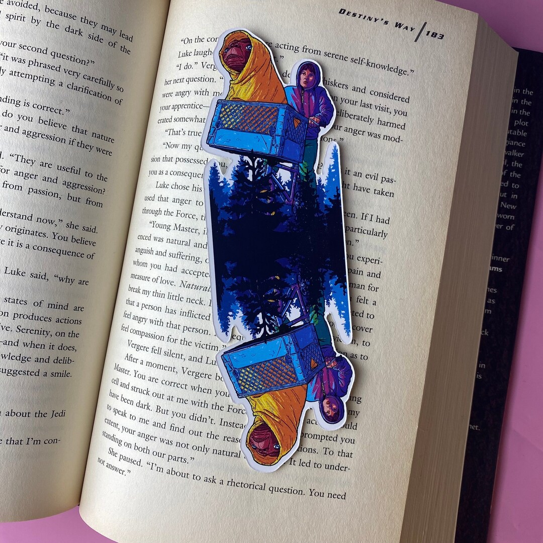 ET Bookmark Sci Fi 80’s 1980’s Elliot Be Good Ouch Film Movie Bookmarks ...