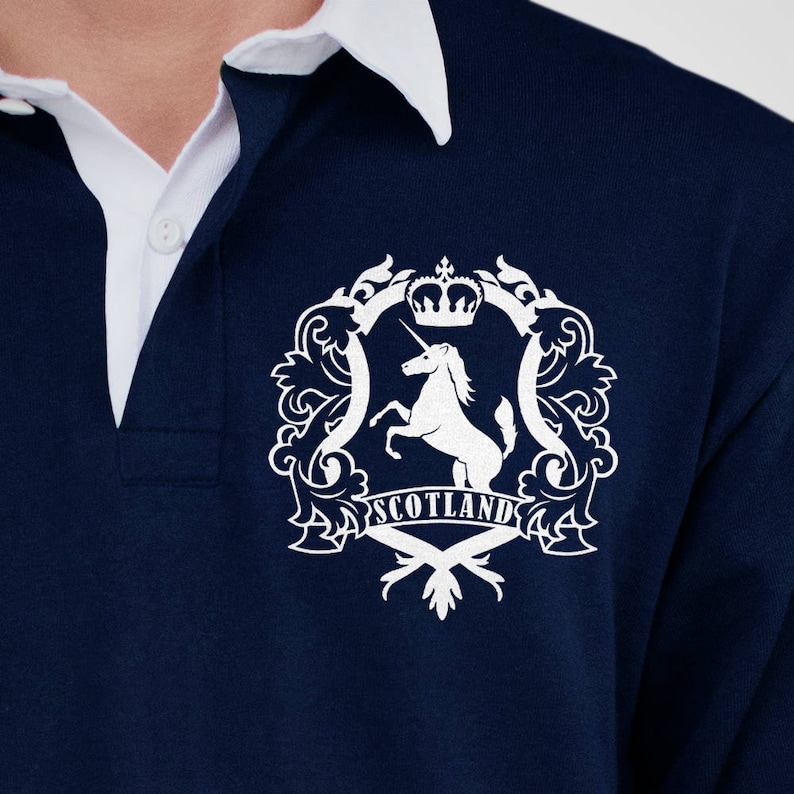 Retro Scotland Rugby Jersey Navy Blue Jumper Vintage Style - Etsy