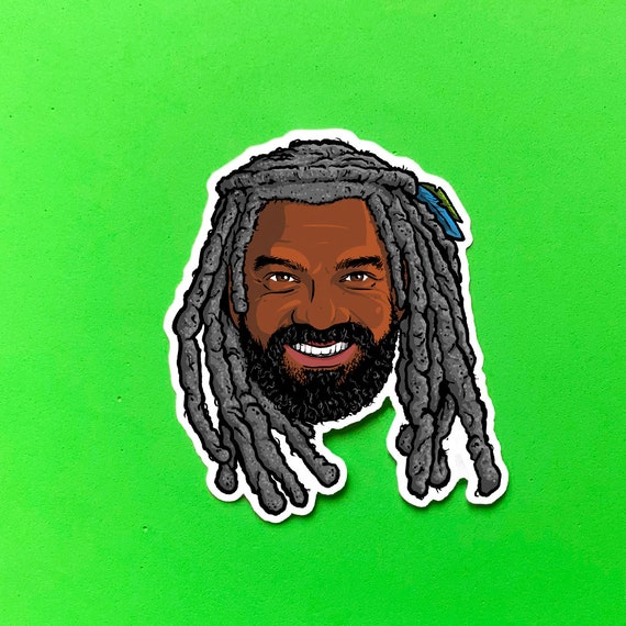 King Ezekiel Vinyl Sticker TWD Face Stickers Character Faces | Etsy UK