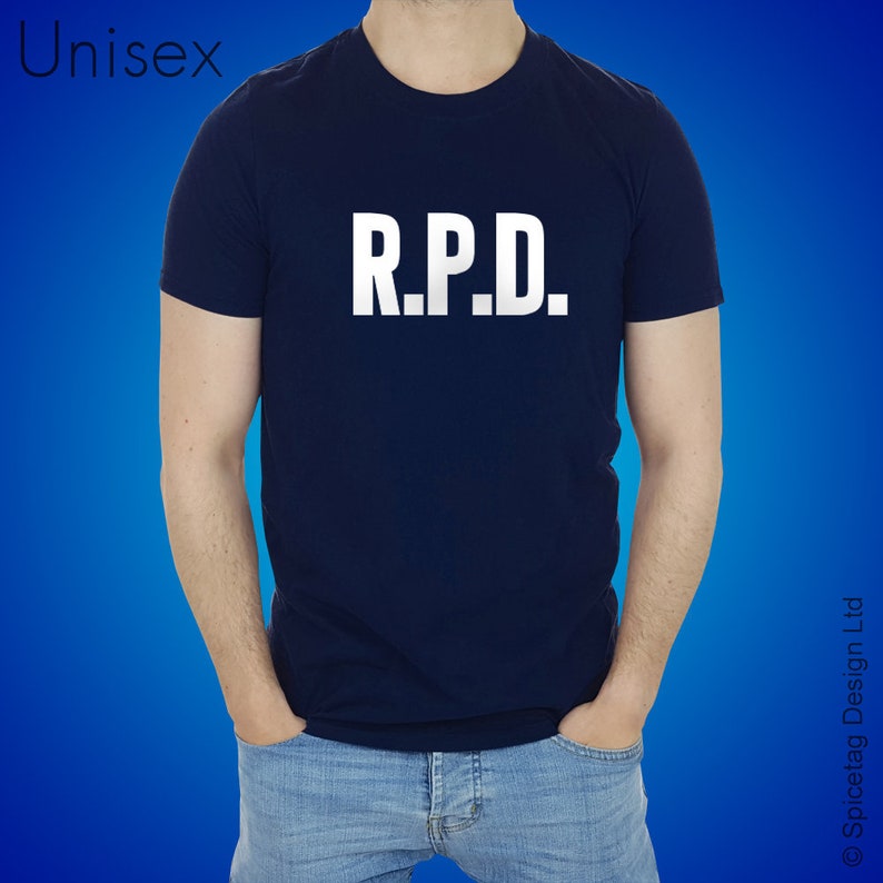 RPD T-shirt Video Game Tshirt Retro Gamer Top R.P.D. Tee Geeky | Etsy