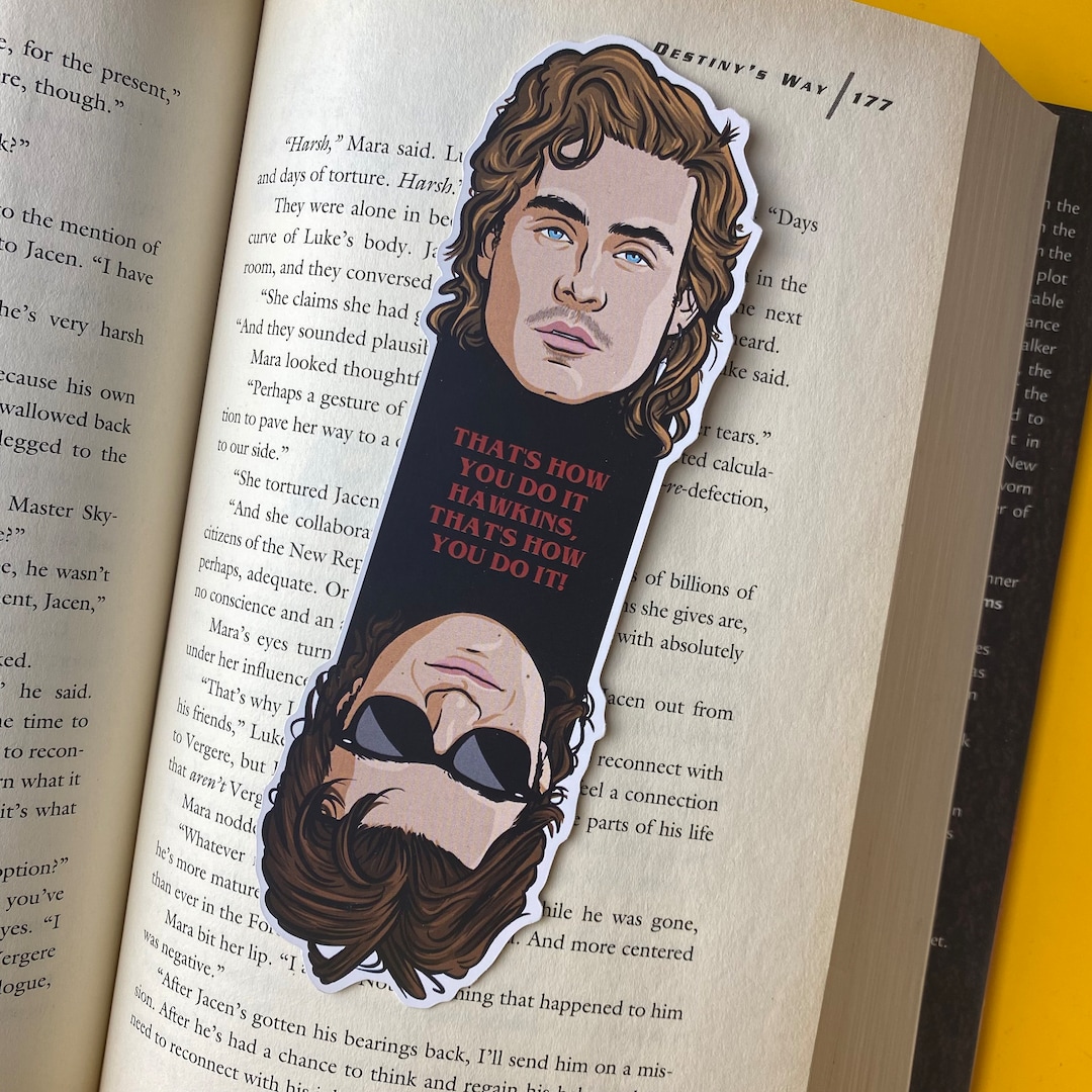 Harringrove Bookmark Sci Fi Tv Show Steve Billy Bookmarks New Fan Gift ...