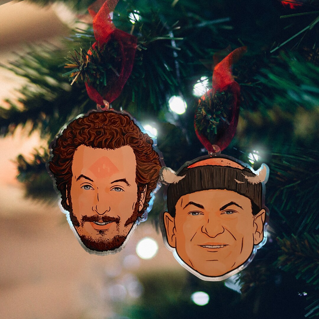 Harry & Marv Acrylic Christmas Tree Ornament Xmas Hanging Character ...