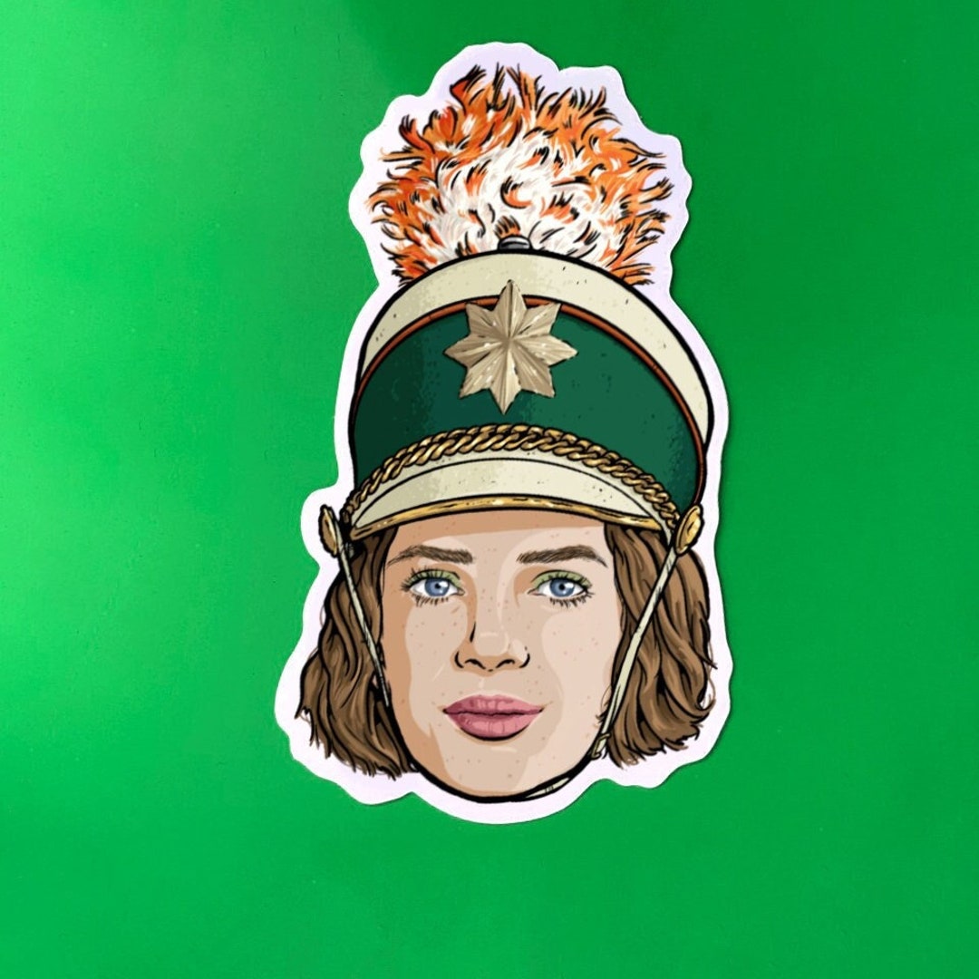 Robin 4 Vinyl Sticker Hawkins Face Stickers Character Faces Brass Band ...