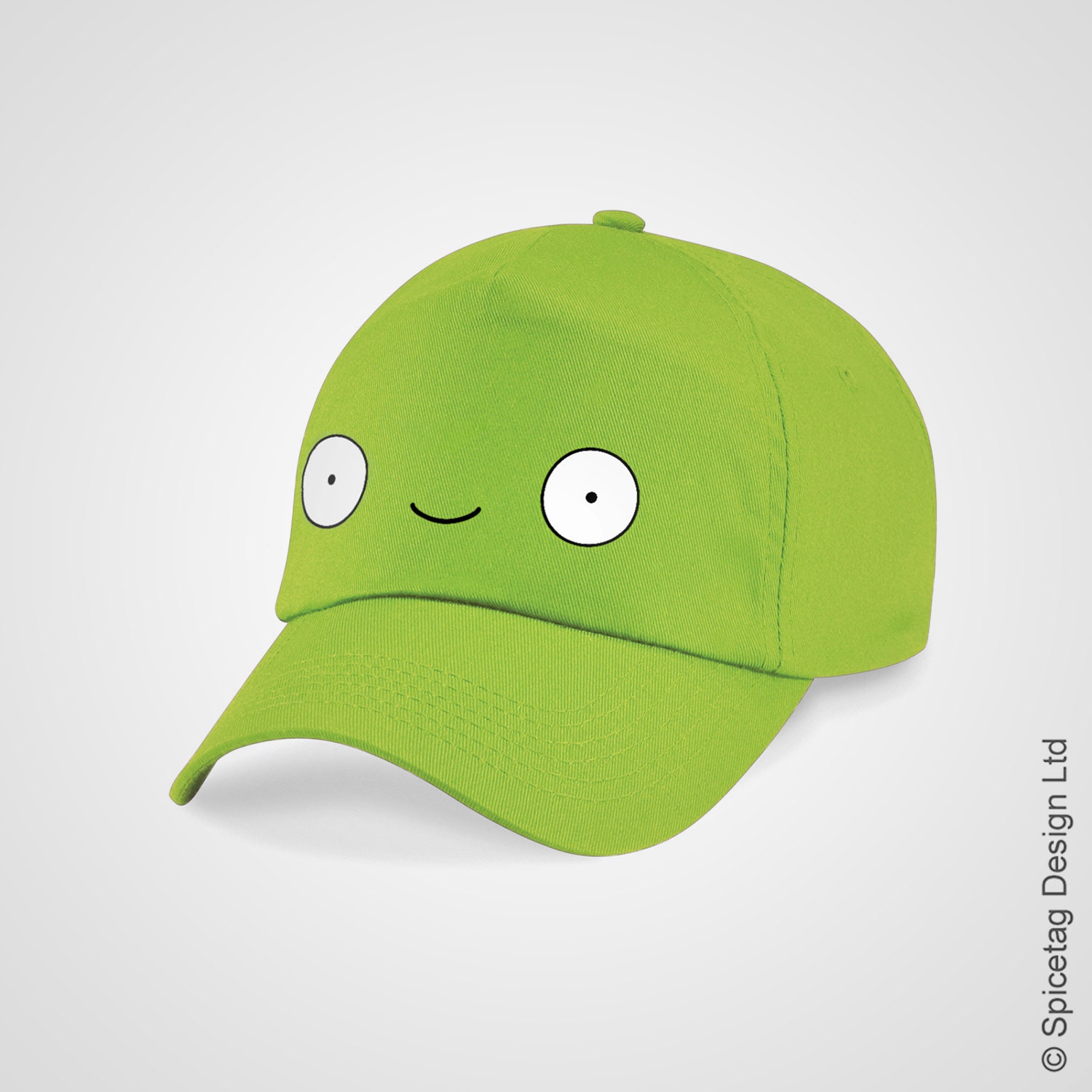 Planet Destroyer Cap Cute Green Alien Hat Retro Chookity Clothing ...