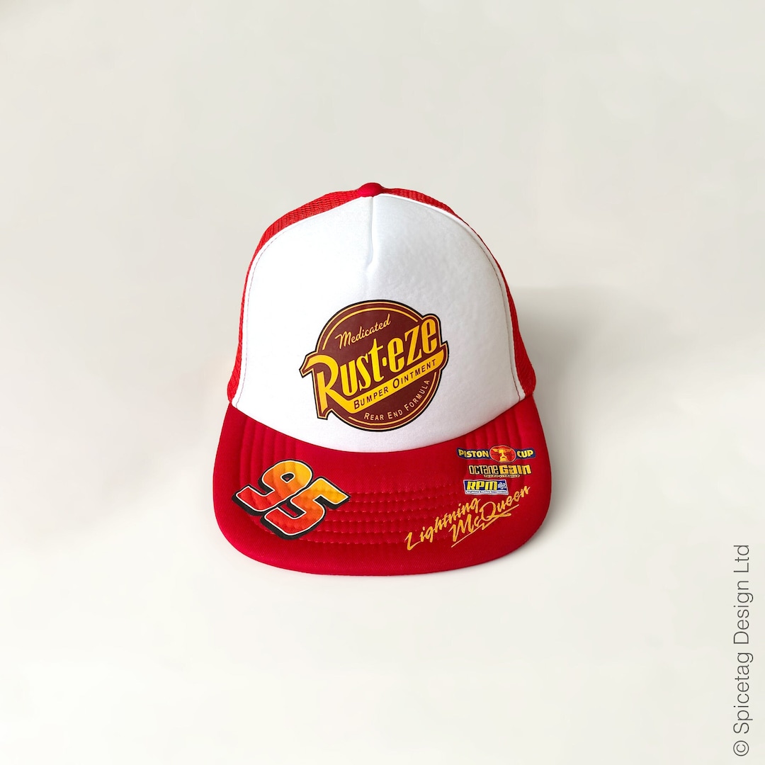 Mcqueen Snapback Trucker Cap Retro 95 Hat Castle Clothing Cartoon Retro ...