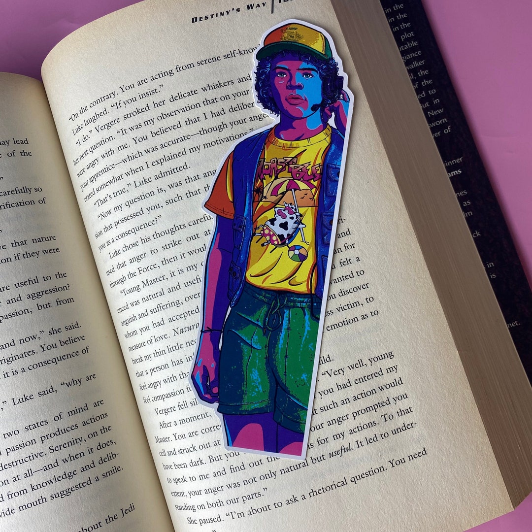 Dustin Bookmark Sci Fi Tv Show Bookmarks New Fan Gift Present Accessory ...
