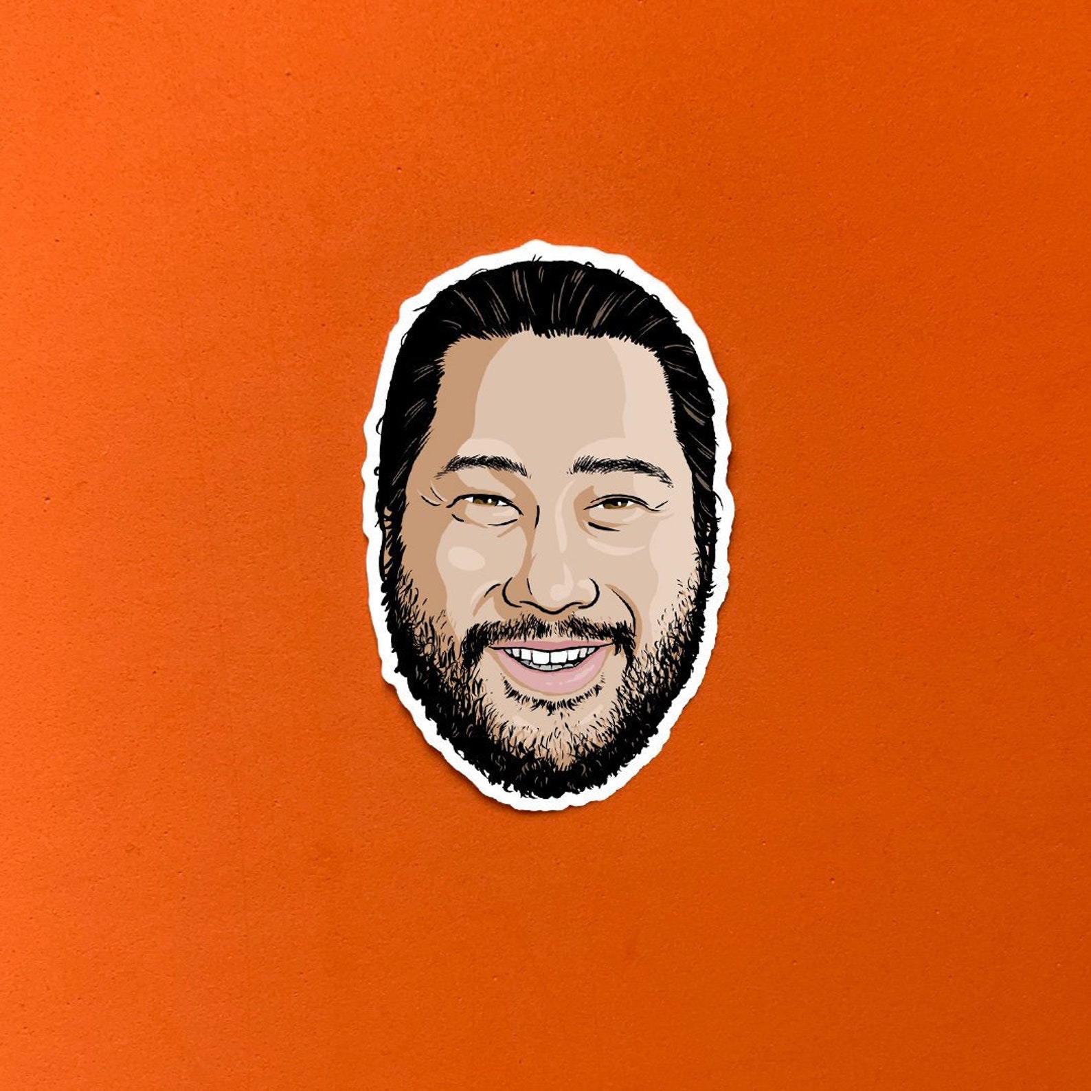 Jerry Vinyl Sticker Twd Face Stickers Character Deuces Faces Etsy Canada