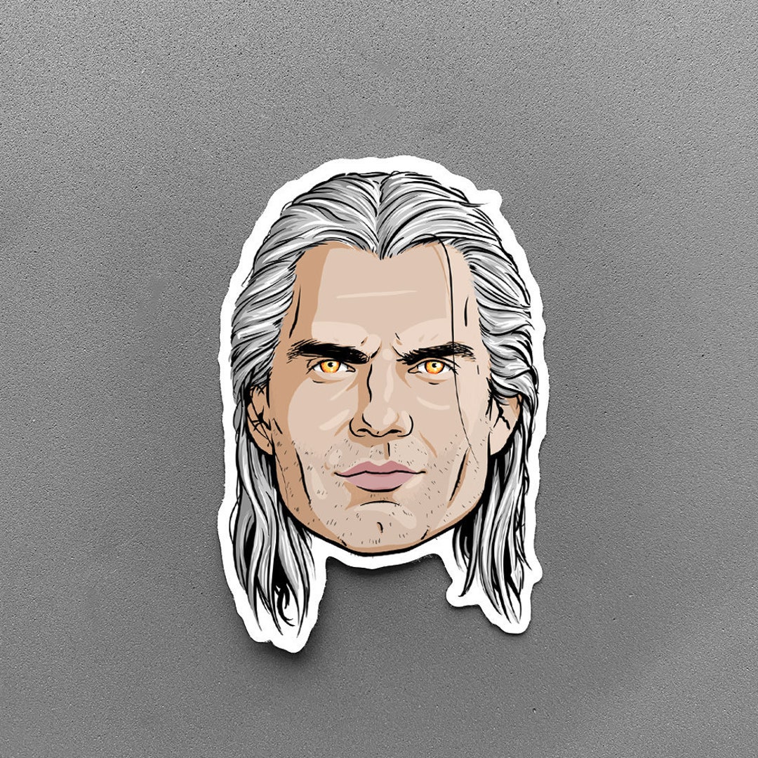 Cavill Vinyl Sticker Face Stickers Character Film TV Show Series Decal ...