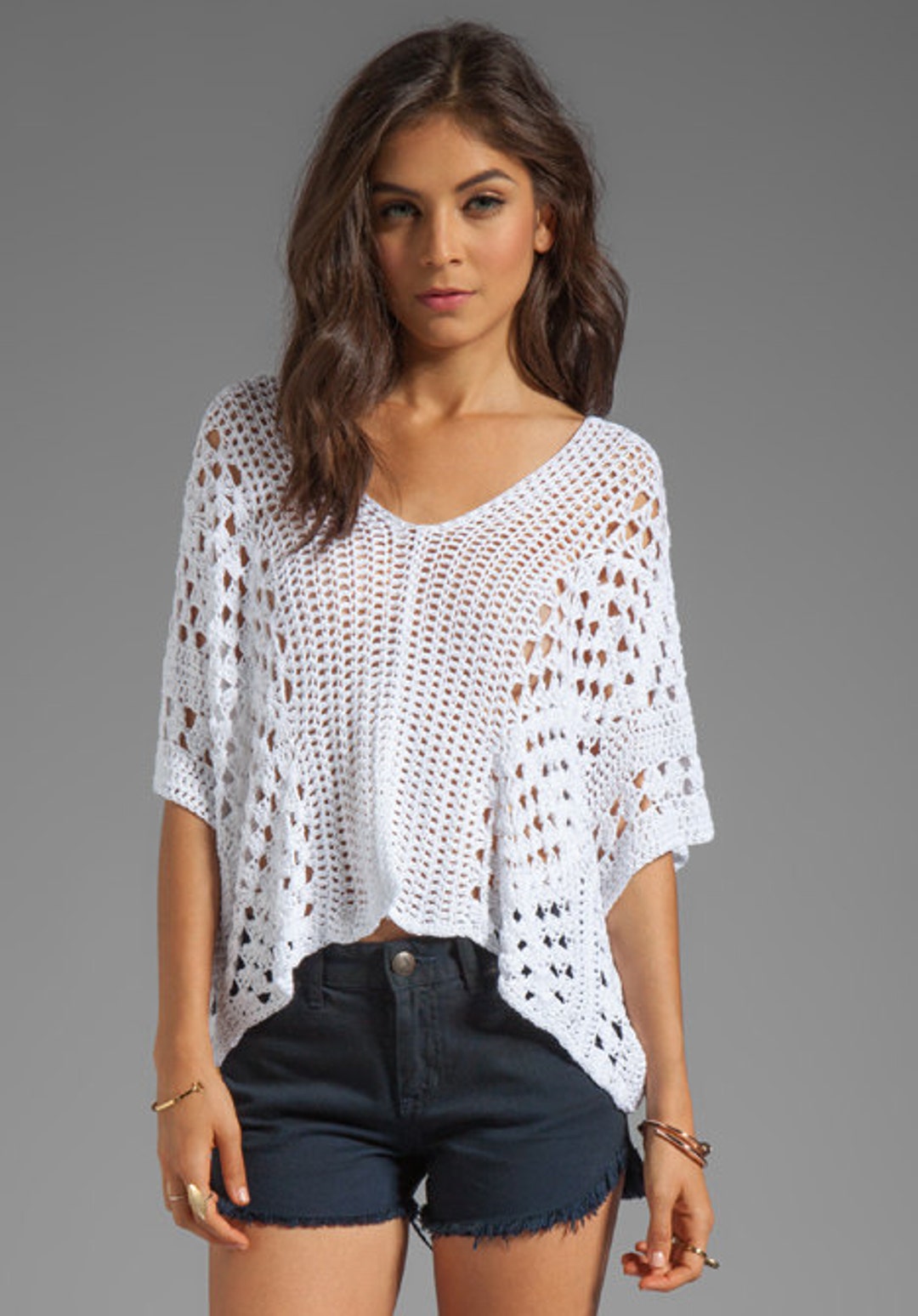 Crochet Top PATTERN for Sizes S-XL Written Tutorial in ENGLISH - Etsy ...
