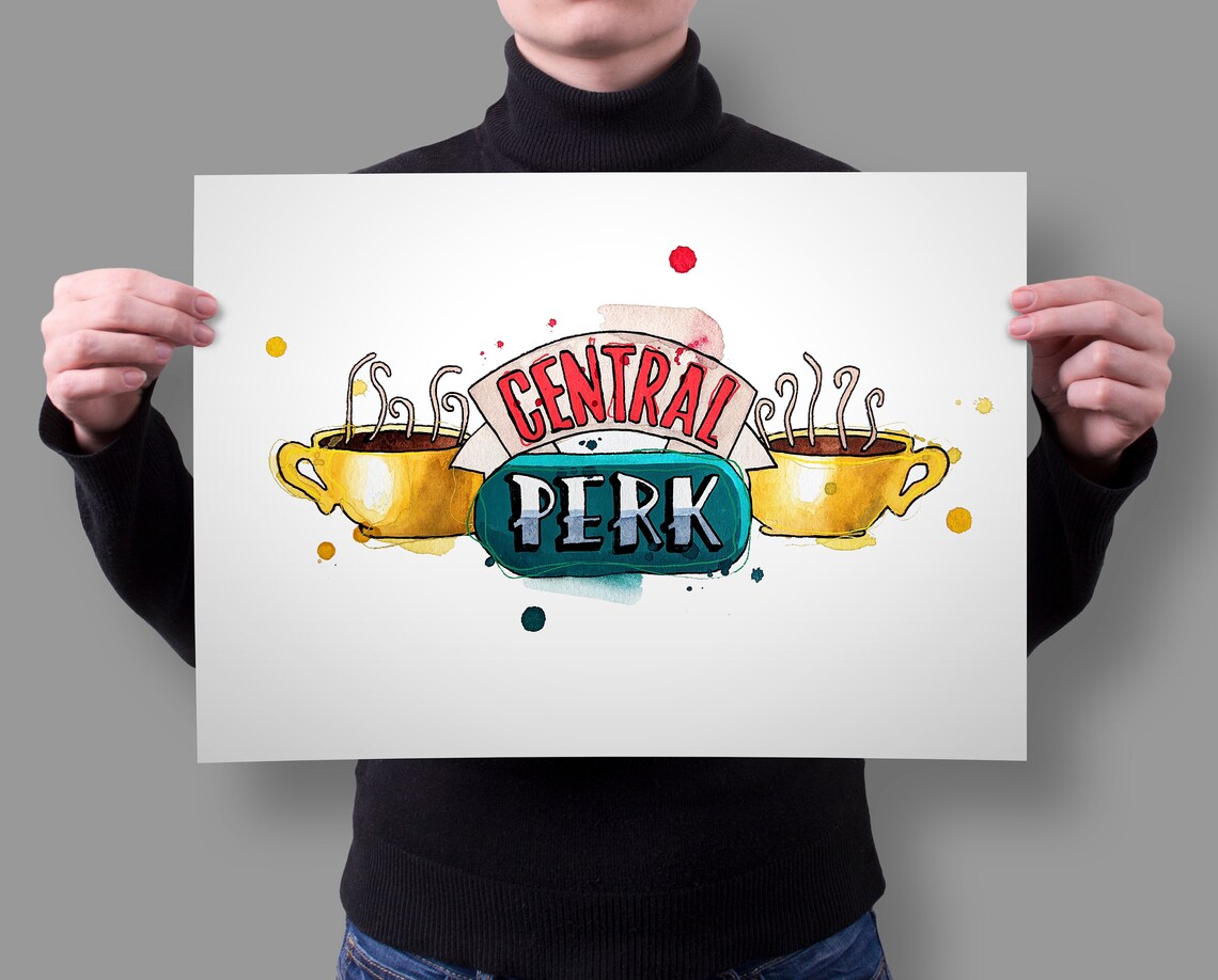 Friends Central Perk Wall Art Print - Etsy