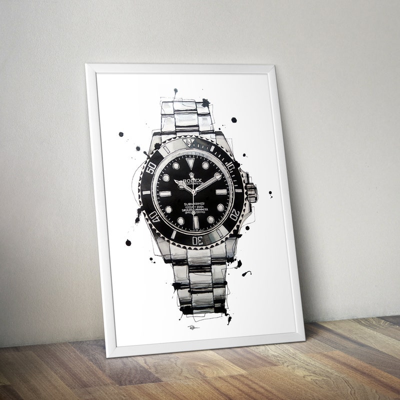 Rolex Wall Art - Etsy